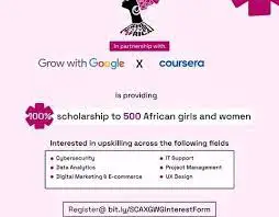 She Code Africa And Grow With Google Scholarship For African Women