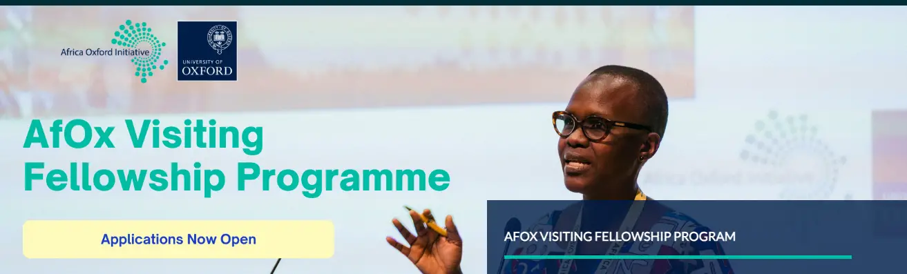 AfOx Visiting Fellowship Programme 2024 - YOUR OPPORTUNITIES AFRICA - YOA
