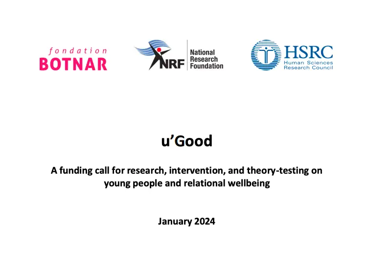 Nrf Ugood Funding Call For Research 2024